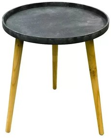 Odkládací stolek, ø 49,5 × 55 cm, dřevo