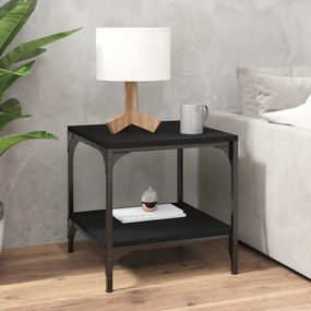 vidaXL Konferenční stolek 50 x 50 x 40 cm kompozitní dřevo [819372] Barva: Černá