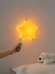 Sinsay - Nástěnná LED noční lampička ve tvaru hvězdy - žlutá