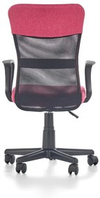 HALMAR TIMMY dětská židle růžová/černá (1085)