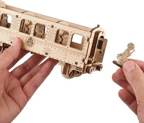 Puzzle Ugears 3D dřevěné mechanické Harry Potter Bradavický expres [6950343]