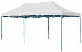 Skládací zahradní pavilon - různé typy - 2,9x5,7m - bílá - pavilon+přenosná taška