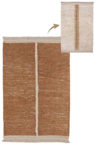 Bavlněný koberec v béžovo-cihlové barvě 170x240 cm Duetto Toffee – Lorena Canals