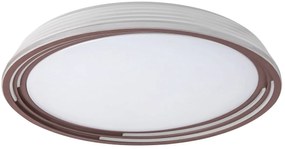 RABALUX LED moderní stropní stmívatelné osvětlení VALTER, 36W, teplá bílá, hnědobílé, 52cm, kulaté 003750