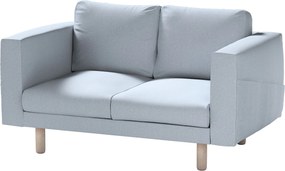 Potah na pohovku IKEA Norsborg 2-místná barva modrá látka pletený vzor