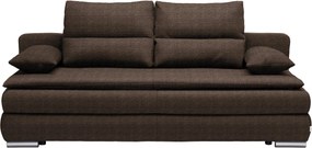 XXXLutz ROZKLÁDACÍ POHOVKA, textil, hnědá, barvy stříbra Livetastic - Rozkládací pohovky - 001574001210