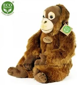 RAPPA Plyšový orangutan 27 cm / ECO-FRIENDLY / od 0 měsíců
