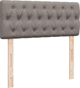 Box spring postel s matrací taupe 120x190 cm textil 3287018