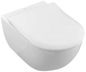 Villeroy & Boch Subway 2.0 - Závěsné WC se sedátkem SoftClosing, DirectFlush, CeramicPlus, alpská bílá 5614R2R1