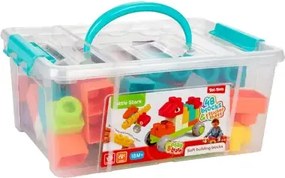 TEDDIES Stavebnice kostky 48 ks / Stavebnice / Plast / Plastový kufřík