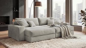 XXXLutz POHOVKA BIG SOFA, textil, béžová P & B - Pohovky - 002220024209