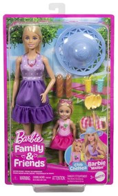 Barbie panenky Malibu a Chelsea na pikniku JBF43