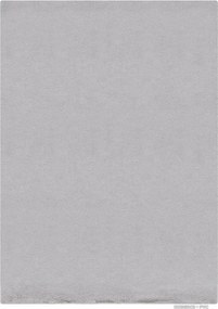 Breno Kusový koberec POUFFY 5100 Silver – světle šedý, 60x110 cm, Šedá/Stříbrná