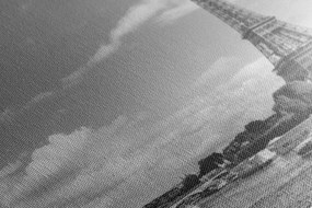 Obraz nádherní panorama Paříže v černobílém provedení Varianta: 120x80