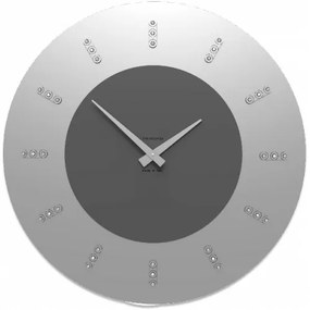 Designové hodiny 10-210 CalleaDesign Vivyan Swarovski 60cm (více barevných variant) Barva zelené jablko-76