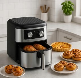 First Austria FA-5053-7 Air Fryer 8L XXL - beztuková fritéza, 1700W, časovač