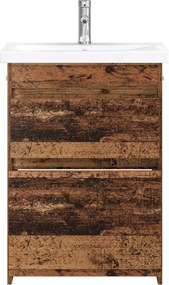 Sada koupelnového nábytku Staré dřevo 61 x 40 x 84,5 cm 3404264