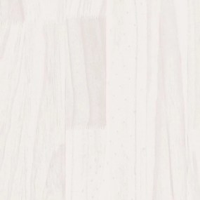 Petromila Knihovna / dělicí stěna bílá 80 x 35 x 135 cm masivní borovice