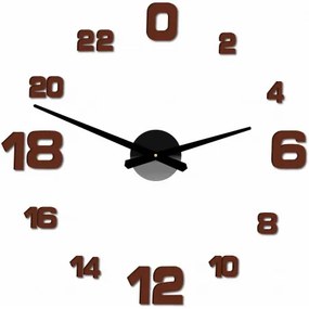 Moderní nalepovací hodiny na zeď | SENTOP 12S022-Wall clock