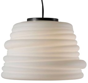 Karman Bibendum LED závěsné světlo, Ø 35 cm, bílá