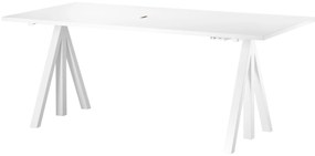 STRING Polohovací pracovní stůl Works, White, 180 x 90 cm