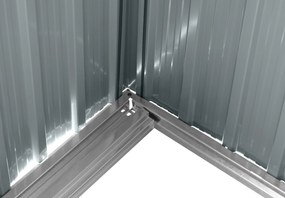 Zahradní domek BestBerg ZDSL-4D / 4,6 m² / 238 x 194 x 202 cm / dekor dřevo/hnědá