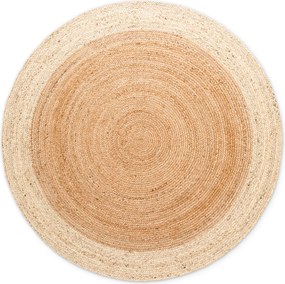 Hanse Home, Kusový koberec Looma 106226 Natur Gold/Ivory kruh, 100x100 (průměr) kruh, béžová, chodba / předsíň