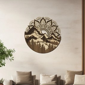 dřevo života 3 vrstvá mandala HORY Rozměry (cm): 60x60, Zvolte barvu dekoru: Wenge-Javor-Buk