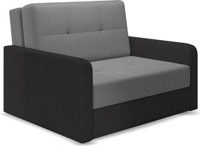 IDZ Pohovka TOP II, 132 cm Barva látky: Šedo-zelená a černá (Bahama 34 + Bahama 36)