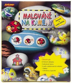 Malování na kameny s obtisky