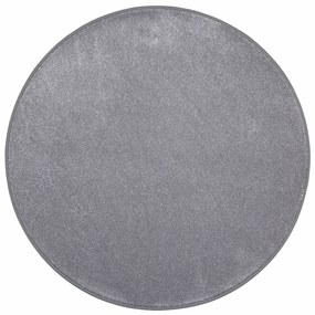Vopi, Kusový koberec Apollo Soft šedý kruh, 200x200 (průměr) kruh, šedá, chodba / předsíň