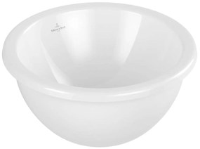 Villeroy & Boch Loop&Friends - Umyvadlo vestavné, průměr 33 cm, s přepadem, alpská bílá 4A510001