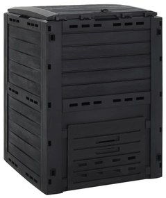 Zahradní kompostér černý 280 l polypropylen 152202