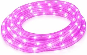 Easy Fix LED hadice venkovní, 1 m, růžová, 30 diod, IP44, metráž
