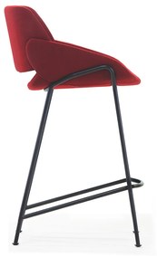 Designové barové židle Monk Barstool Backrest Low (výška sedáku 63 cm)