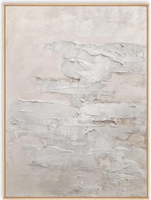 Ručně malovaný zarámovaný obraz na plátně Sand Wall