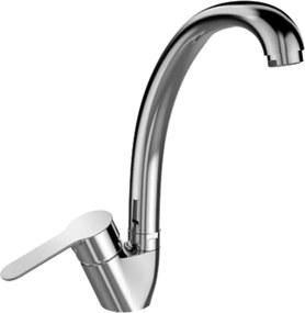 Mereo Mereo, Dřezová stojánková mimoúrovňová baterie, Zuna, s ramínkem nad pákou, výška 280 mm, chrom, CB20103Z