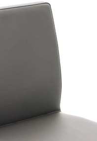 Bhm germany Barová židle Cadiz, syntetická kůže, černá / šedá