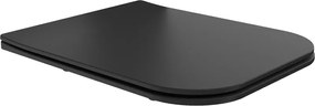 Mexen, Mexen Madox deska wolnoopadające slim, duroplast, czarna mat - 39154085