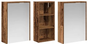 Sada koupelnových skříněk 3 ks 116 x 16 x 62,5 cm 3403814