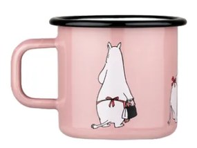 Smaltovaný plecháček Moominmamma Pink 3,7 dl Muurla