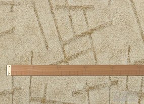 Breno Metrážový koberec NICOSIA 33 (Ultratex), šíře 300 cm, Béžová
