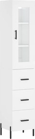 Skříň highboard bílá 34,5 x 34 x 180 cm kompozitní dřevo 3199241