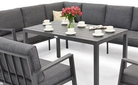 Garden Point Zakintos Comida 9 antracitový rohový zahradní set
