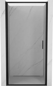 Mexen Exo sprchové dveře otočné 85 cm, transparentní, černé - 817-085-000-70-00