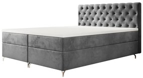 Expedo Čalouněná postel boxspring FESTER 2, 180x200, Monolith 92