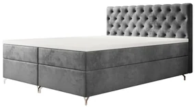 Expedo Čalouněná postel boxspring FESTER 2, 180x200, Monolith 92