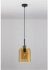 Lustr na lanku Velor 18 champagne
