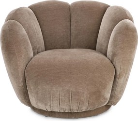 BIZZOTTO Křeslo TULIP hnědé 8051836822047