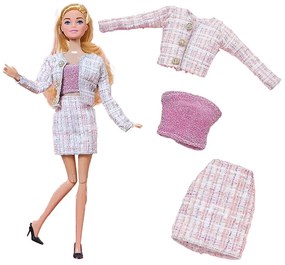 Šatičky pro panenku Barbie (30 cm) Barva: R